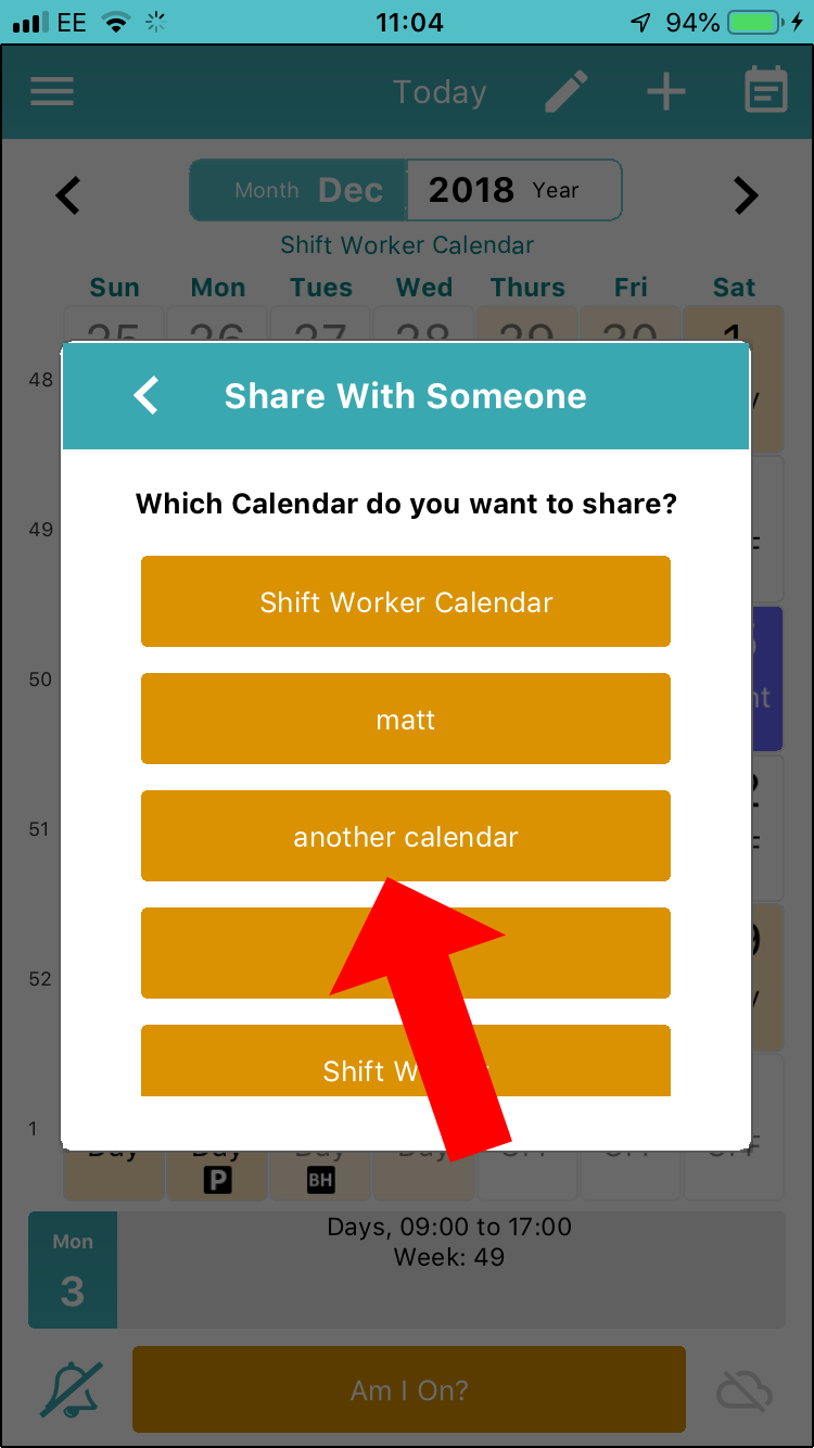 Share Your Shift Calendar with My Shift Planner - MyShiftPlanner