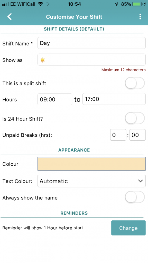 Liven up Your Shift Pattern with Customised Shifts - MyShiftPlanner