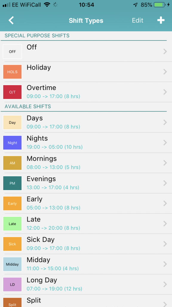 Liven up Your Shift Pattern with Customised Shifts - MyShiftPlanner