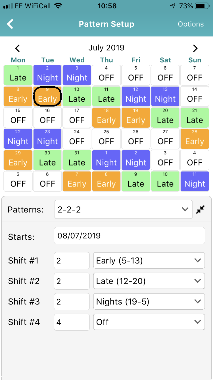 New Update Version 5.2 of My Shift Planner – MyShiftPlanner