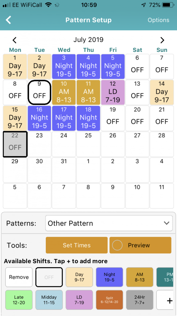 New Update Version 5.2 of My Shift Planner - MyShiftPlanner