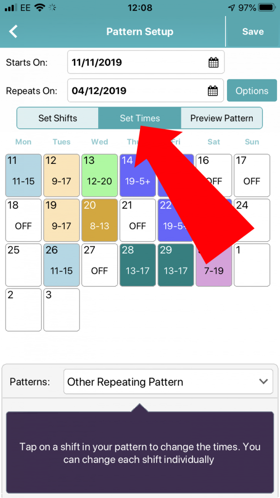 Set Up Your Shift Pattern in MyShiftPlanner - MyShiftPlanner