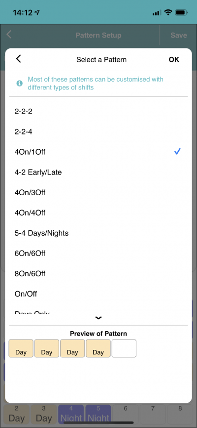 4 On 1 Off Shift Pattern - MyShiftPlanner