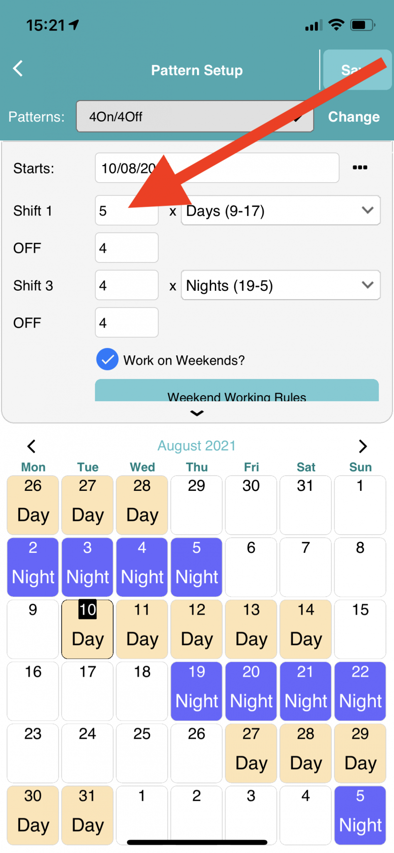 Setup Walkthrough - MyShiftPlanner