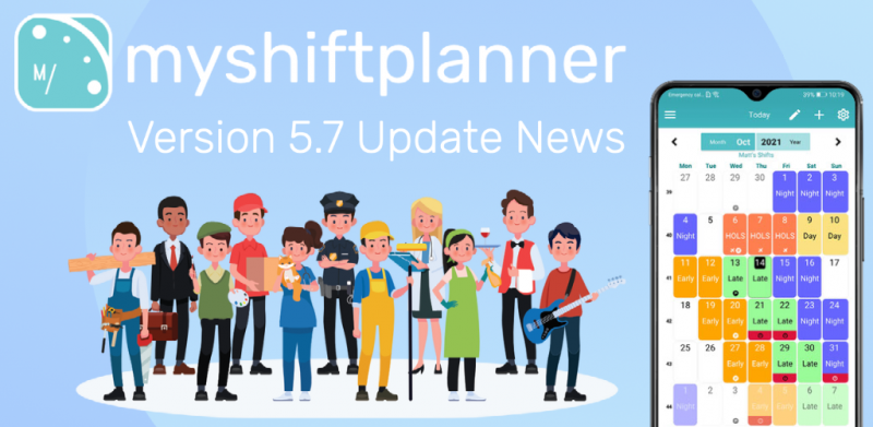 New update v5.7 - Multiple Patterns - MyShiftPlanner