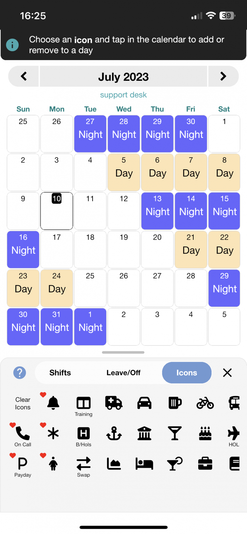 New app update – v6.1 of MyShiftPlanner - MyShiftPlanner